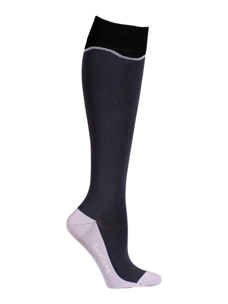Compression stockings bamboo, grey, Wave – SupCare