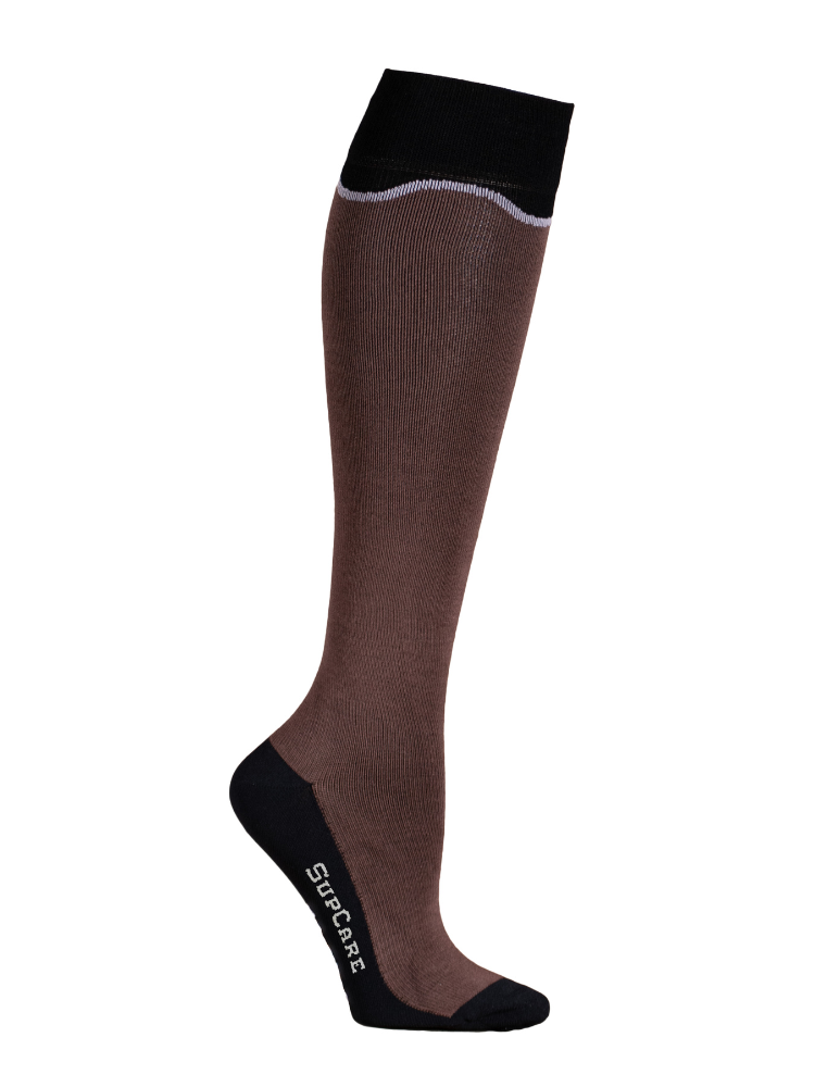 Compression stockings bamboo, brown, Wave – SupCare